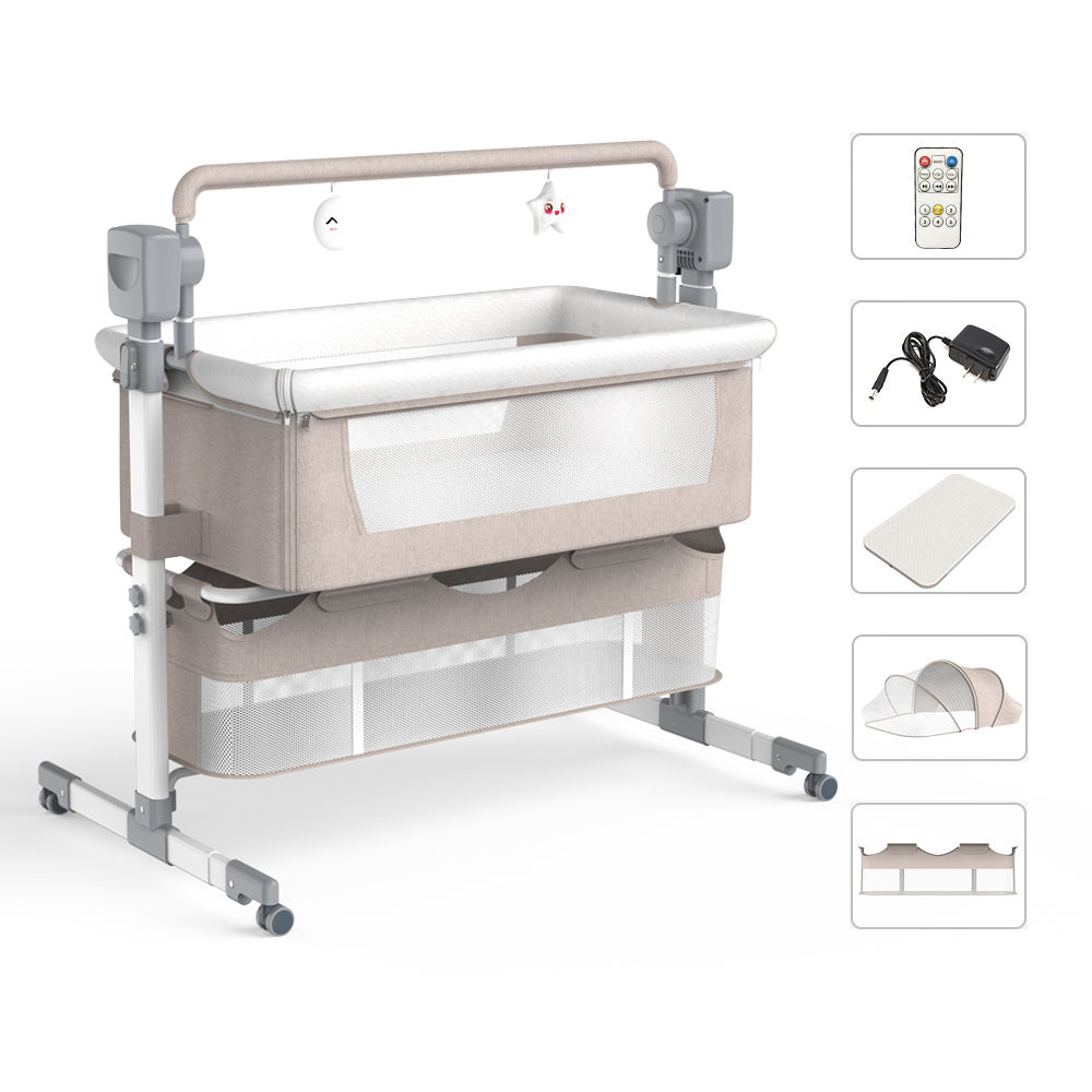 Steanny Baby Bed Electric Rocking Crib | Automatic Cradle Newborn ...
