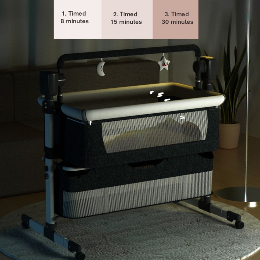 Steanny Baby Bed Electric Rocking Crib | Automatic Cradle Newborn ...