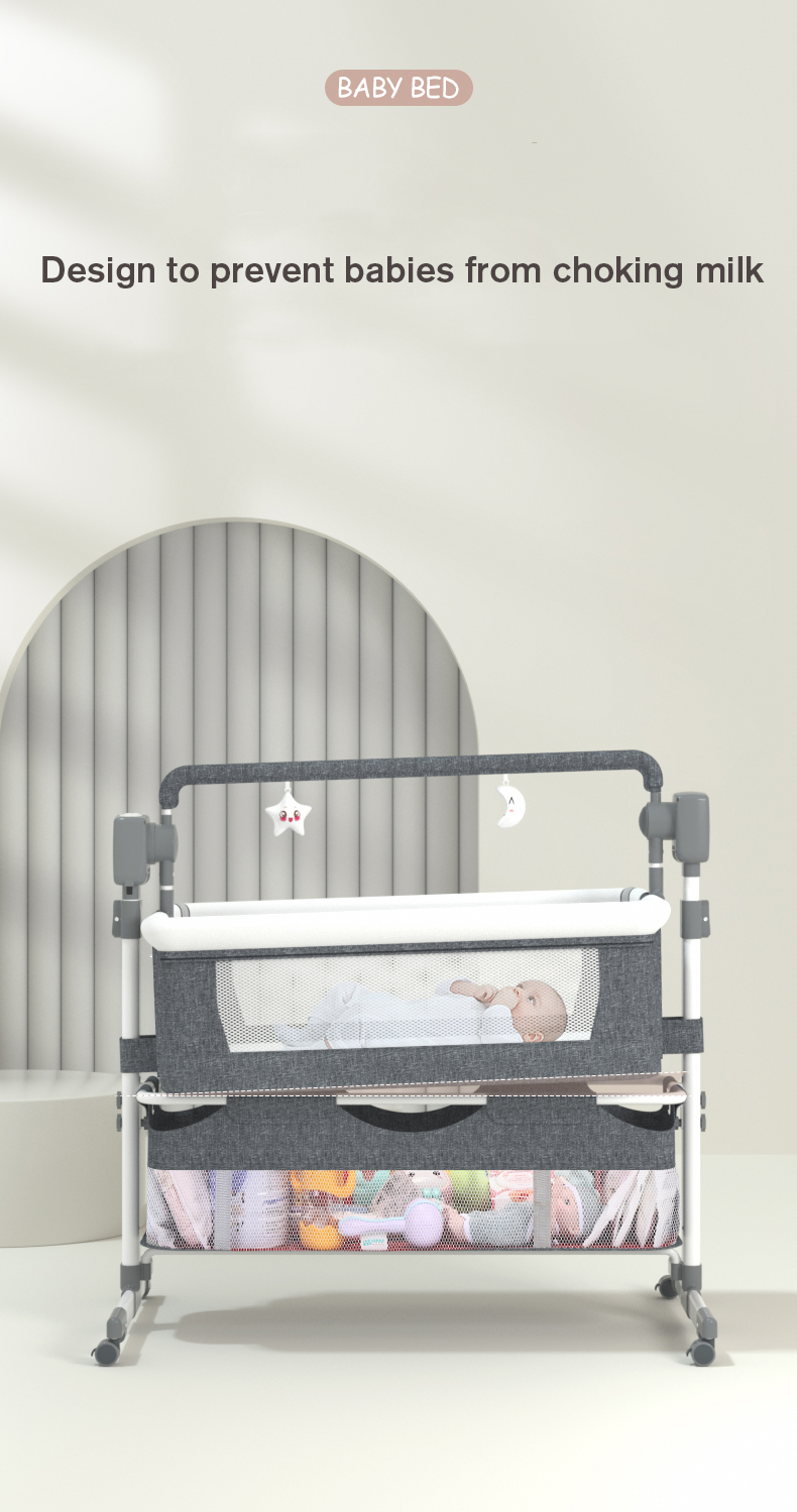 Steanny Baby Bed Electric Rocking Crib | Automatic Cradle Newborn ...