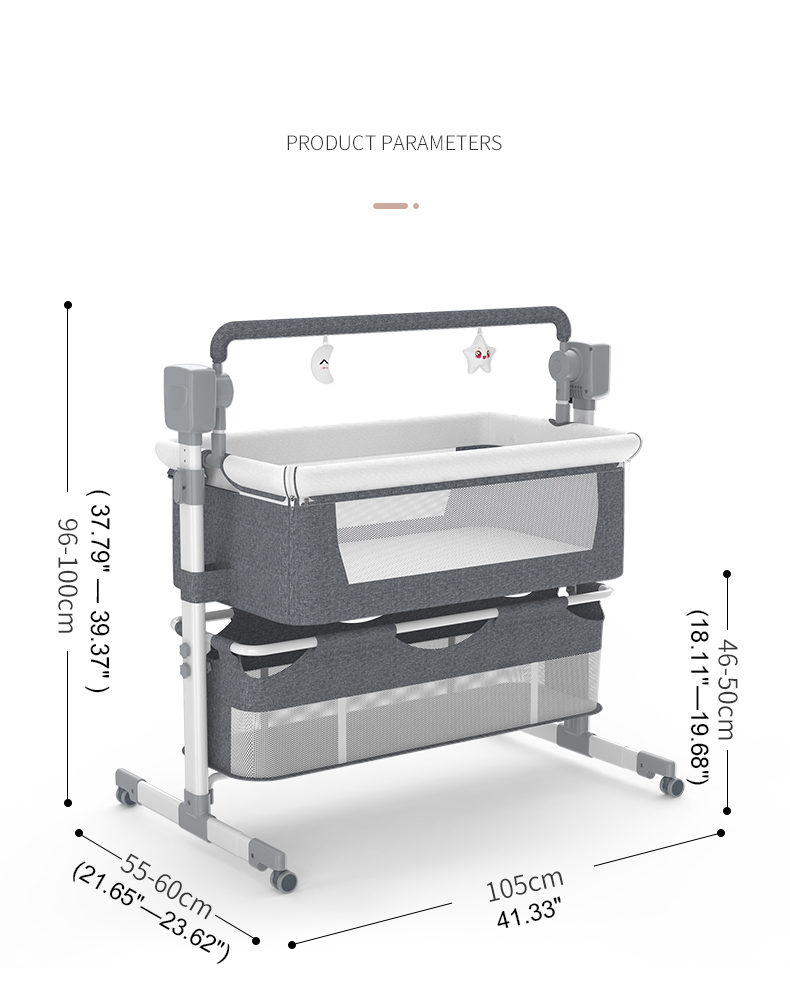 Steanny Baby Bed Electric Rocking Crib | Automatic Cradle Newborn ...