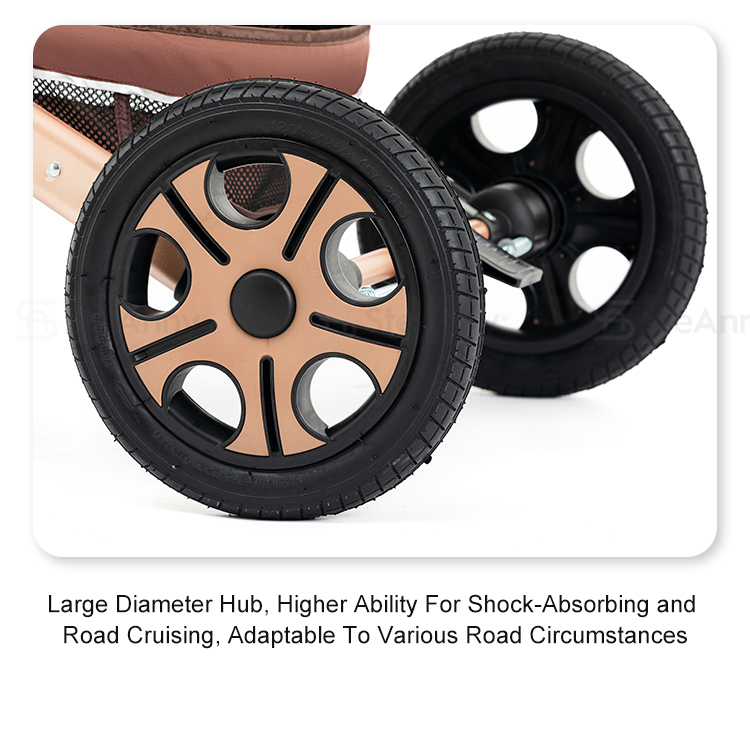 Steanny 5-IN-1 Baby Stroller Travel System Pram With Car Seat and Base ...